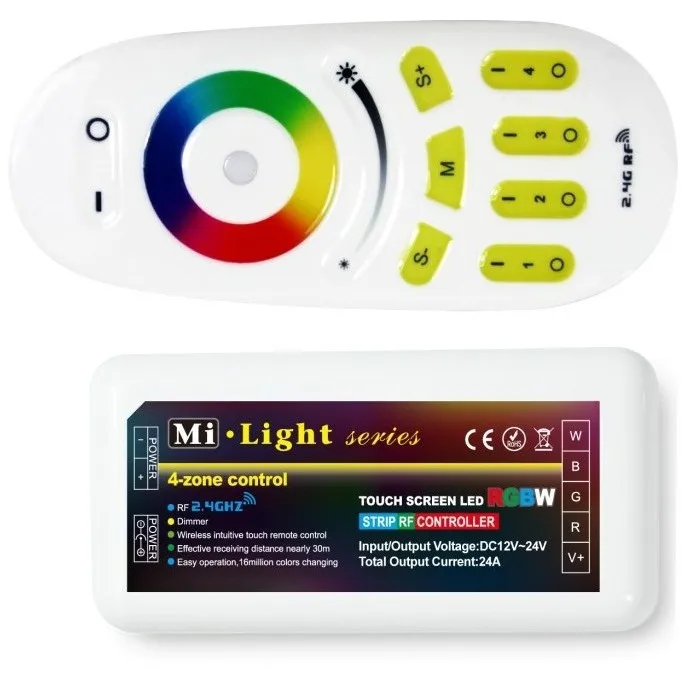 Wireless Wifi Milight Rgb Rgbw Strip Controller,Led Cct Dimmer 4 ...