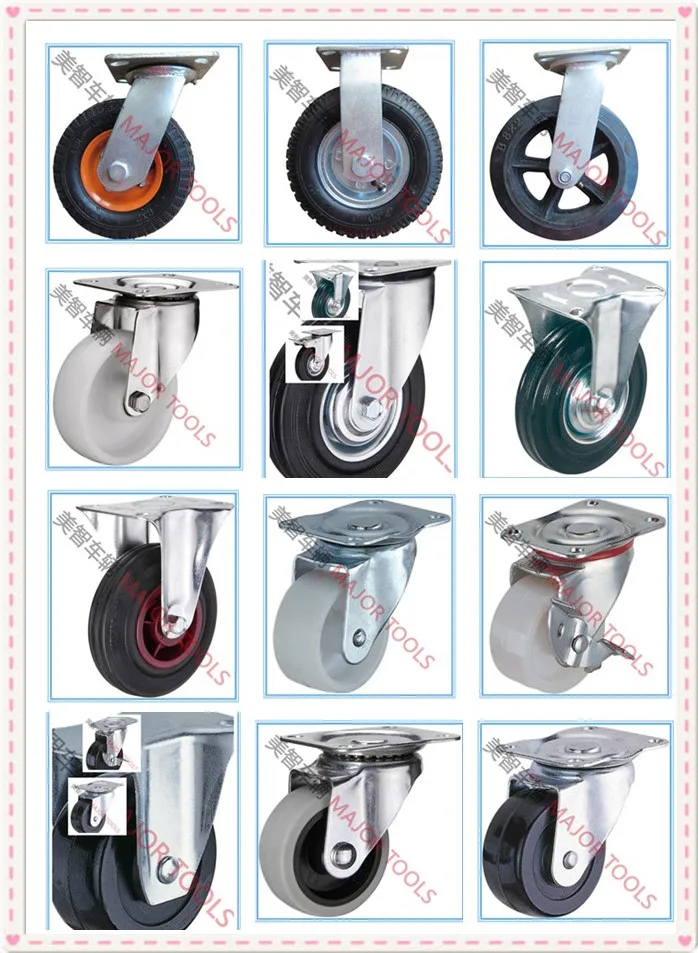 5 Inch Waste Garbage Can Bin Caster Wheels - Durable & Versatile