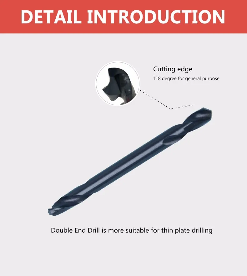 HSS Double Ended Drill Bit for Thin Sheet Drilling| Alibaba.com