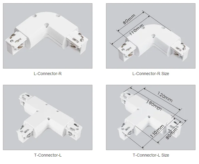 3 Circuit 4 Wires LED Track Rail - Efficient Lighting Solutions