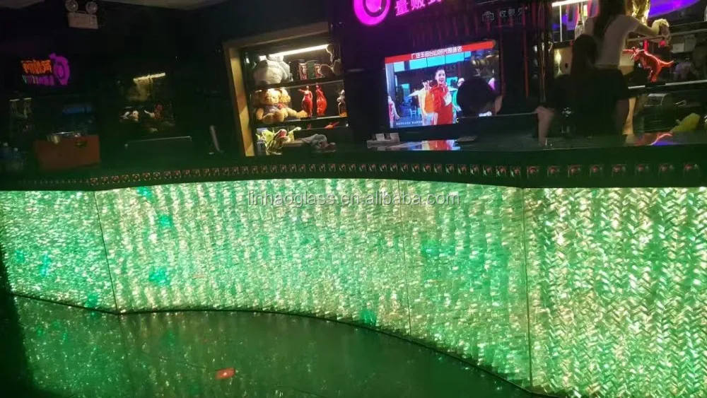 Customized Size Led Reception Counter/bar Counter,Long Bar Designs For ...