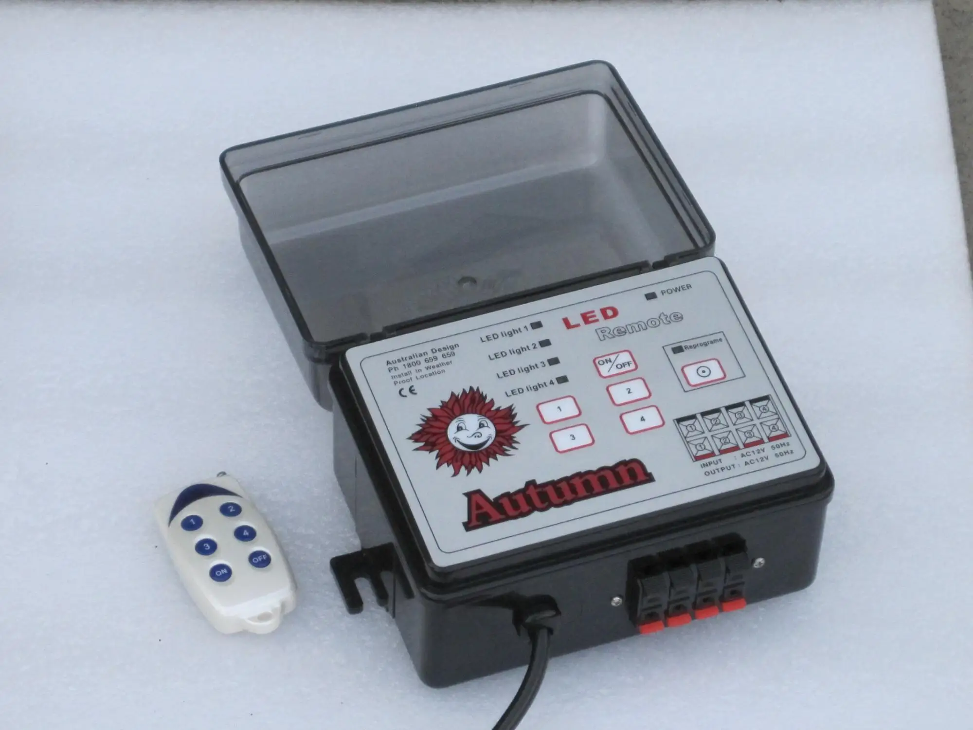 2 Way/4 Way 12V Pool Light Transformer with Remote Control