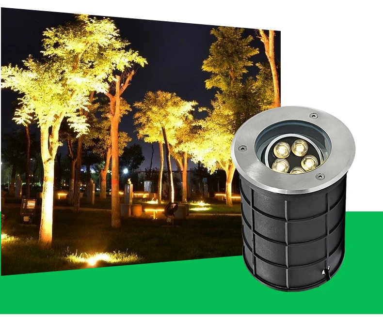 LED Underground Lamp 1W 3W IP67 Outdoor Recessed Deck Floor Ground Spot ...