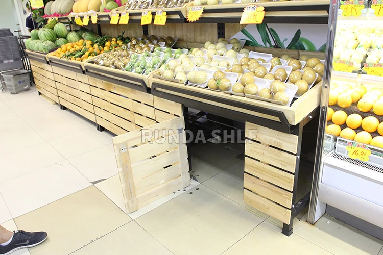 Wooden Fruit Vegetable Stand Display Stands Design - Buy Fruit And ...