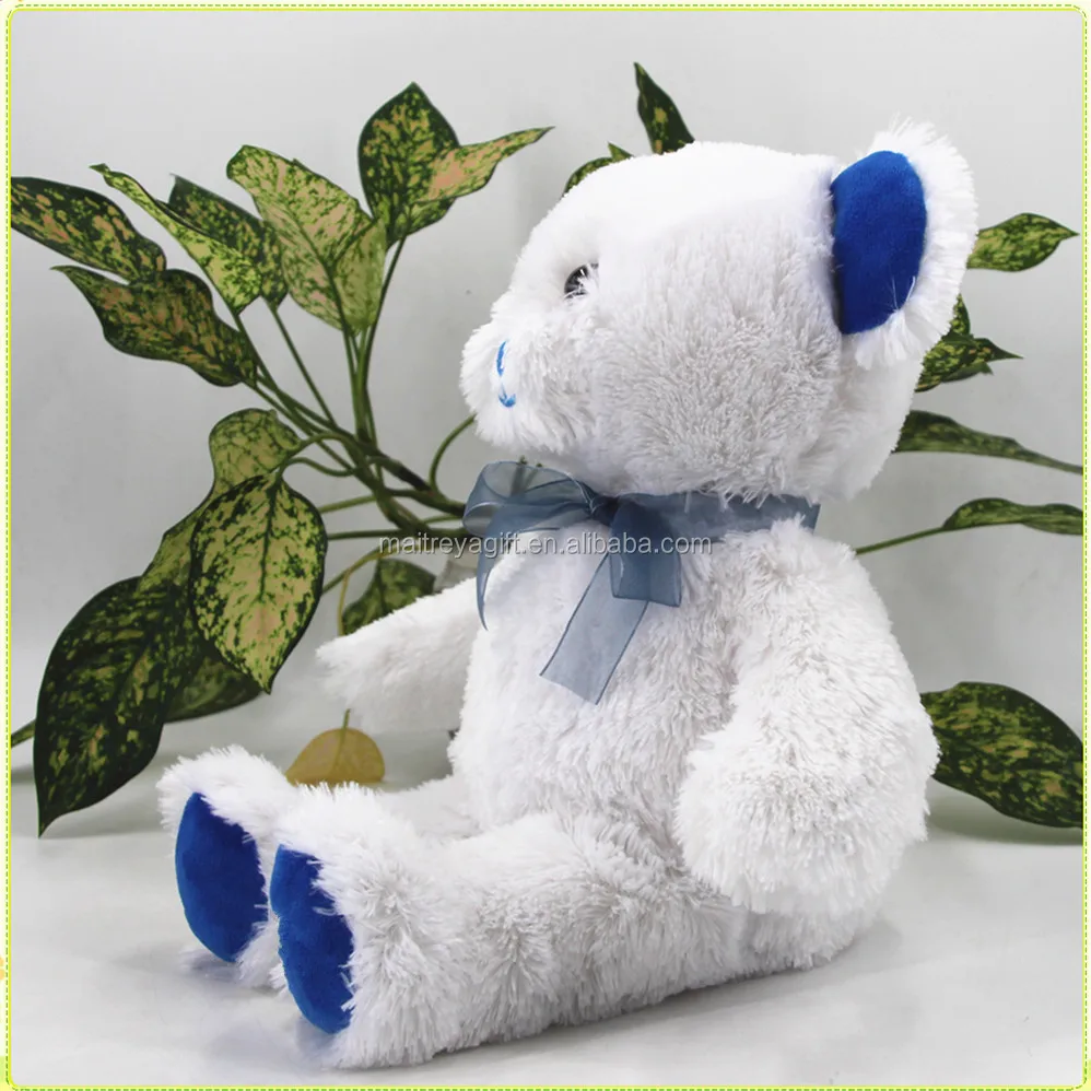 Custom Giant Cute Bear Unique Gift White Soft Stuffed Teddy Bear Plush ...