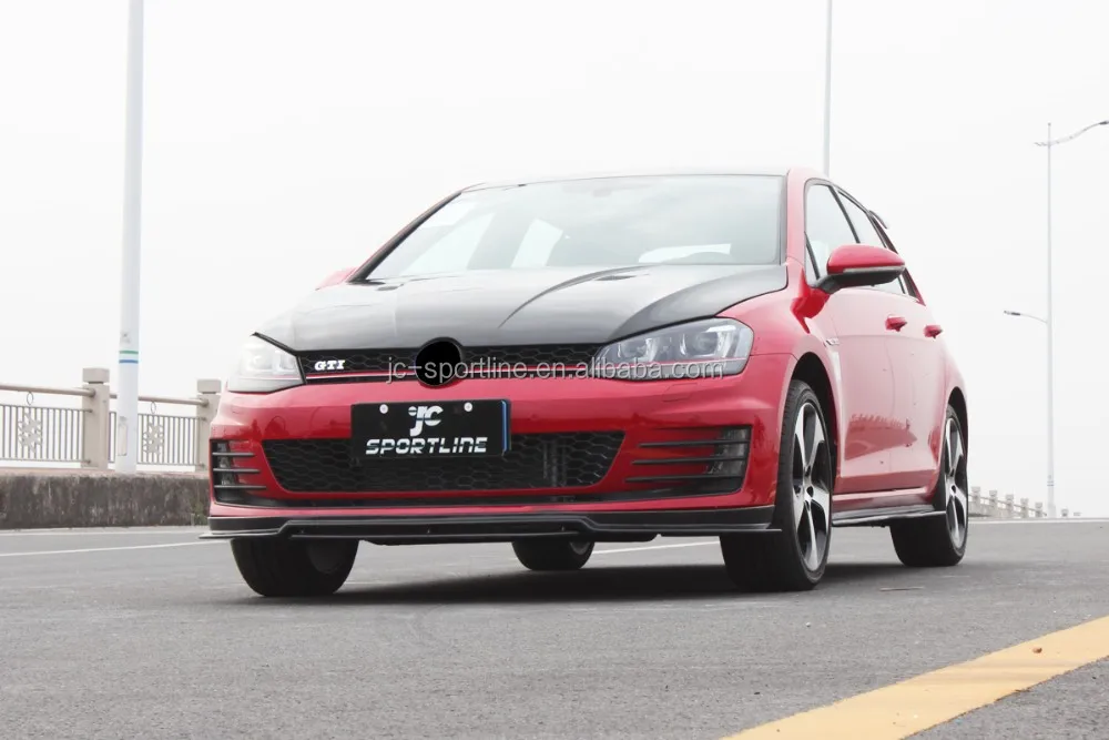 Carbon Fiber Front Lip For Vw Golf 7 Vii Gti 2014-2016 - Buy Carbon ...