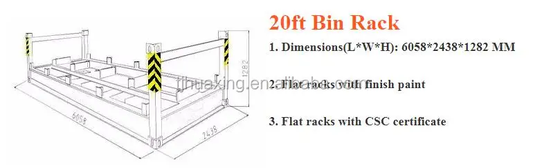 HUAXING Storage Bin Rack for Container Lashing Parts