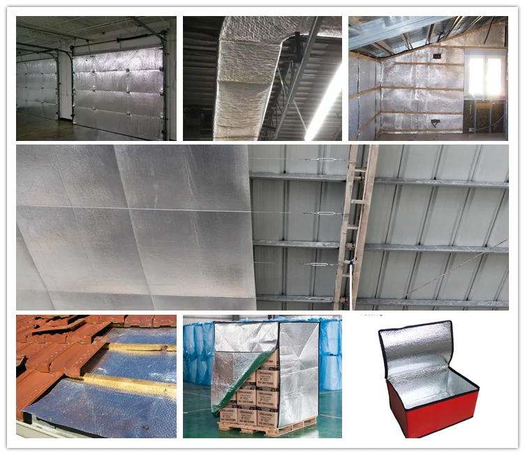 Fireproof Silver Foil Heat Reflective Easy To Install Roof Metallized ...