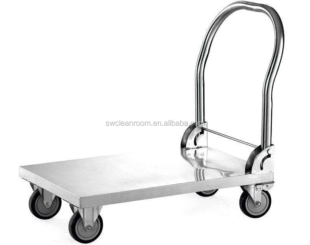 SUS 304 Multi-Functional Flat Plate Moving Trolley