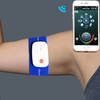 Mini Wireless Tens Unit App Ems Muscle Stimulator Pulse Massager Unit ...