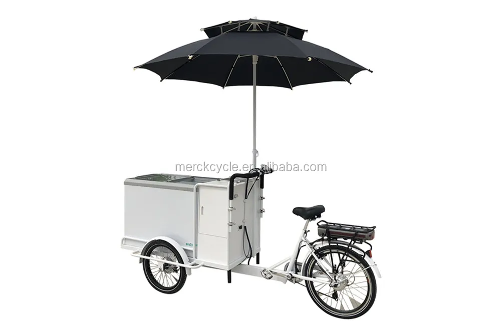 Zzmerck High Quality Front Loading Freezer Tricycle Ice Cream Bike For ...