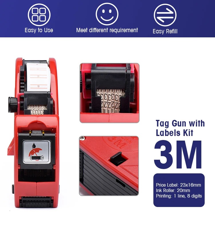 CN-3M Price Label Printing Gun - Efficient & Customizable