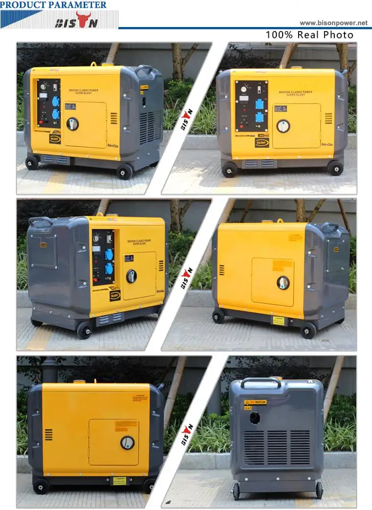 Bison(china) Genset 5000 Watt Bs390 Silent 5kw 5kva Kipor Diesel Inverter Generator - Buy Genset ...