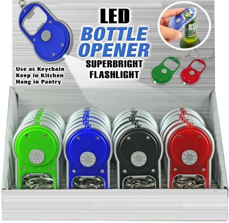 Beer Keychain Bright Keyring Bottle Opener Led Keychain With Light ...