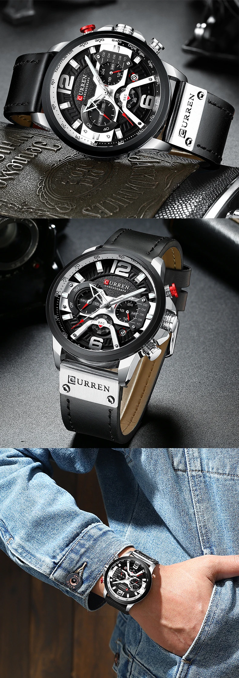 CURREN 8329 Luxury Casual Sport Watches for Men - Fashion & Function