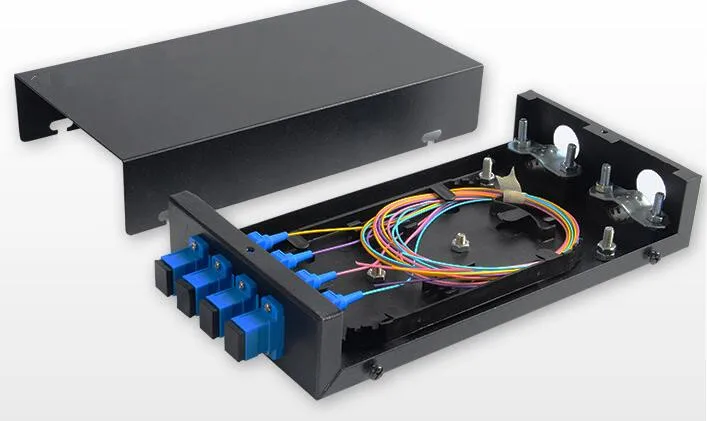 4 Port 6 Port 8 Port Mini ODF Wall Mount Optical Fiber Patch Panel