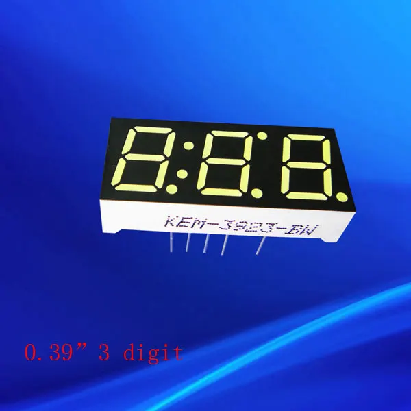 KEM-5631-ASR pantalla digital led numérica de tres segmentos, 3 dígitos ...