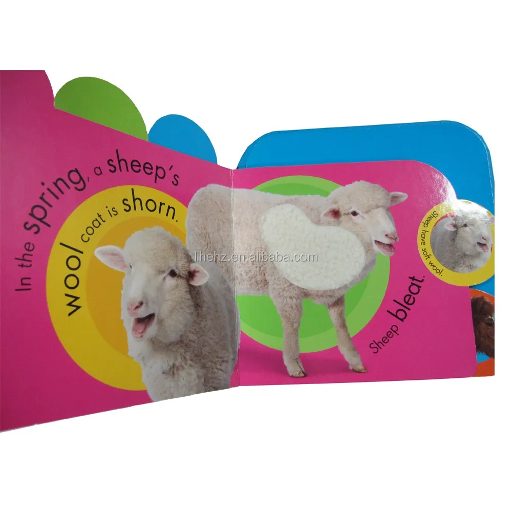 Vivid Fur Book Animal Touch And Feel Board Book For Children Toy - Buy ...