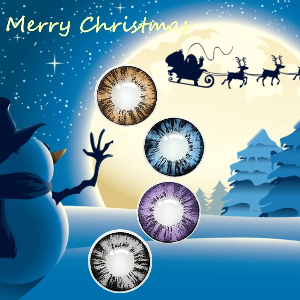 Christmas Charming Eye Wish Color Contact Lenses - Buy Wish Color ...