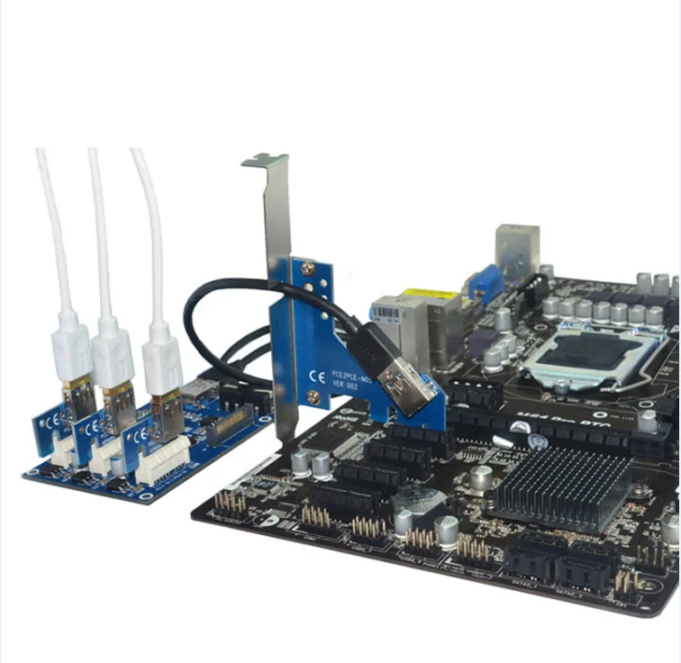 Pci Express To Mini Pci Express Adapter Riser Card Mini Itx To External ...
