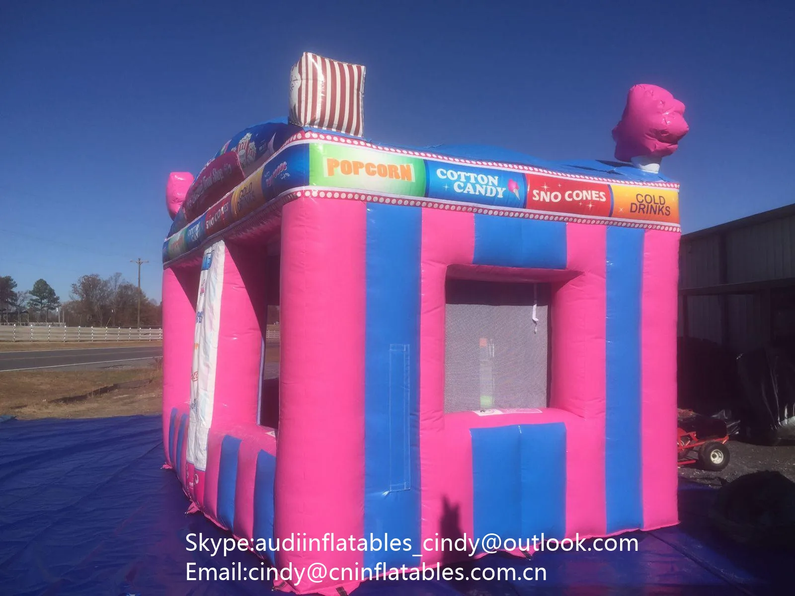 Customized Inflatable Candy Floss Tent,Inflatable Candy Cabin House For ...