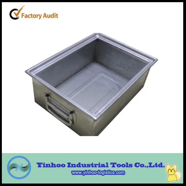 Oem Custom Steel Galvanized Small Metal Turnover Box Made In China ...