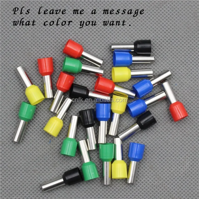 Ve7508 Full Colors Copper Insulated Cord End Terminals,Cable ...