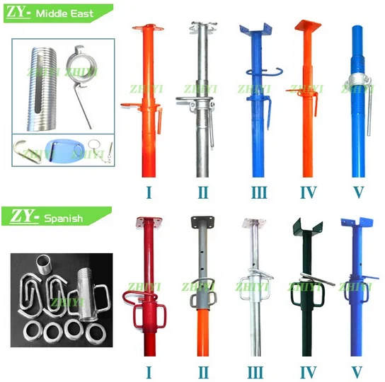 Electric Galvanized Construction Used Adjustable Screw Jack Stands ...