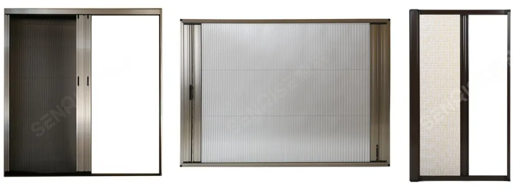 Pleated Window Screen - Folding Insect Mesh with UV Protection