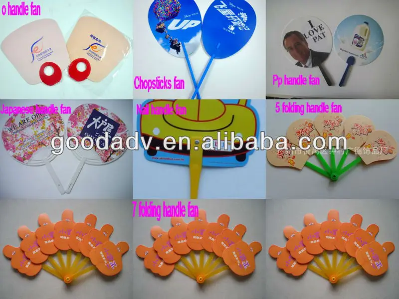 Advertising Plastic Hand Fan Sticks With Logo Printing - Buy Plastic ...