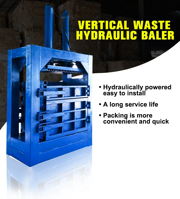 Industrial Recycling Machinery Waste Plastic Pet Bottle Baler Machine ...