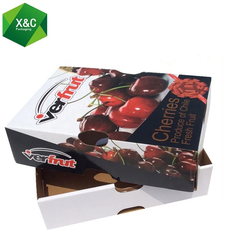 Wholesale Custom 2kg Premium Fruit Cherry Packaging Corrugated Carton ...
