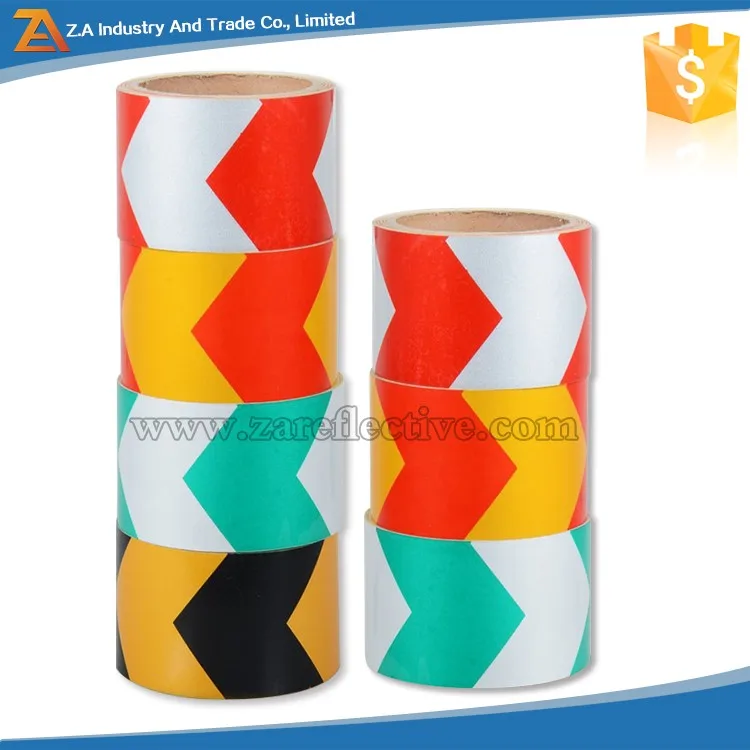 3m Reflective Chevron Hazard Warning Tape With Adhesive Style - Buy 3m ...