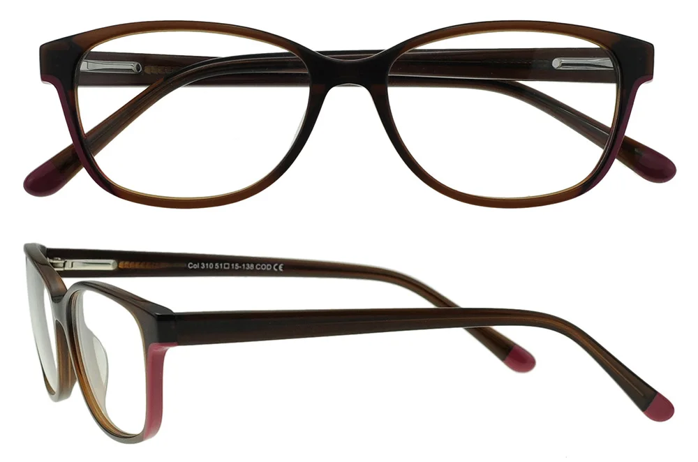 New Model Eyeglass Frame Italy Designer Lentes Laminating Patterns ...