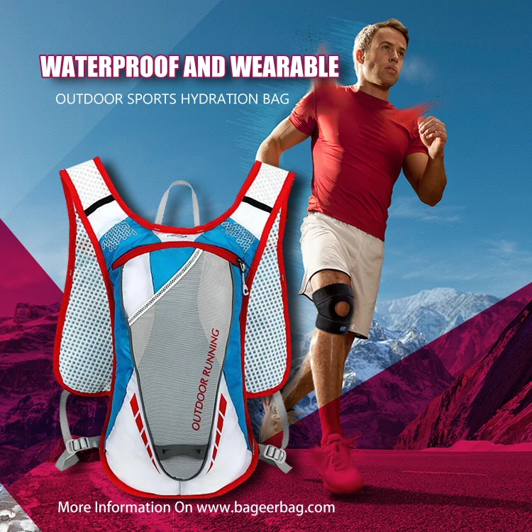 2L Hydro Drink Backpack - Running Hydration Pack by Bageerbag