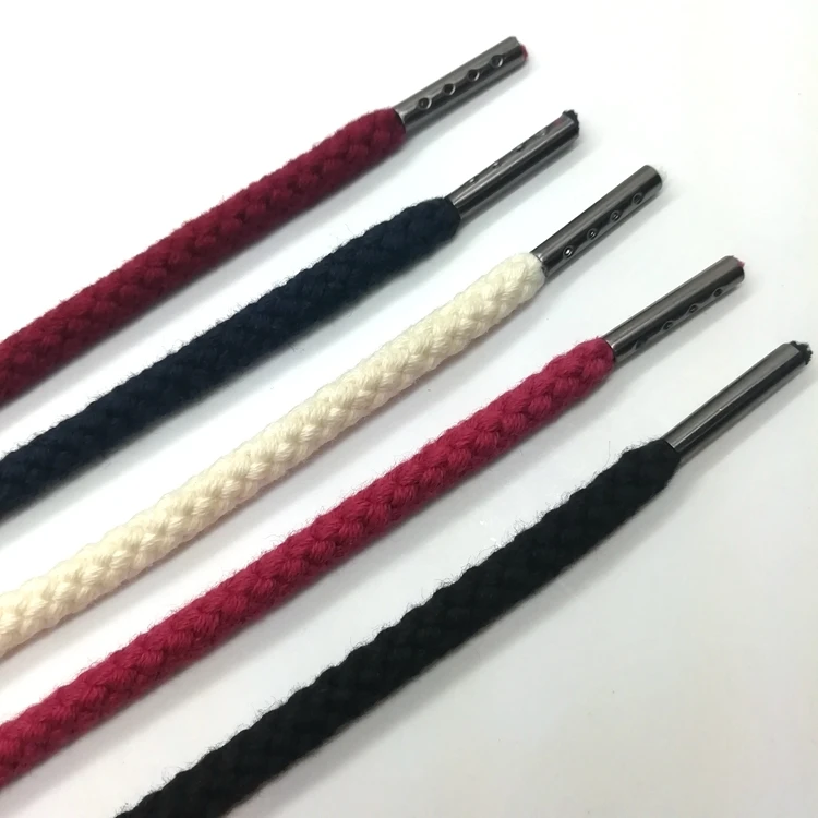 High Quality Braided Cotton Cords Drawcord String Plastic Aglets String ...