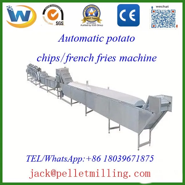 Automatic Potato Chips Cutting Slicing Machine Potato Chips Making ...
