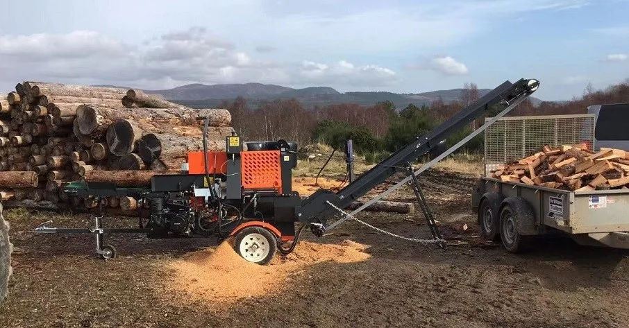 Yantai Rima Machine Firewood Processor - Efficient Splitting