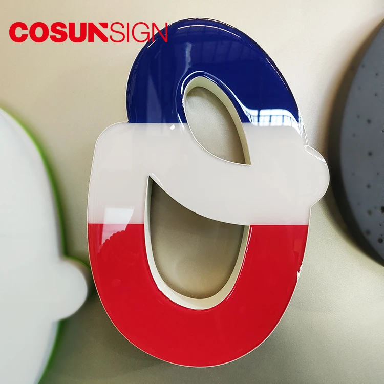 Cosunsign Led Resin Epoxy Sign Letter 3d Letters Led Illuminated Epoxy ...