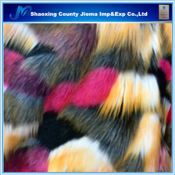 Tip-discharging And Printed Long Pile Artificial Fur Faux Fur - Buy ...
