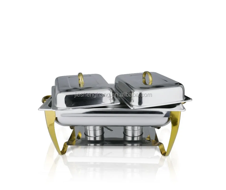 Stainless Steel Chafing Dish/buffet Dish With 2 Pans/2 Compartments ...