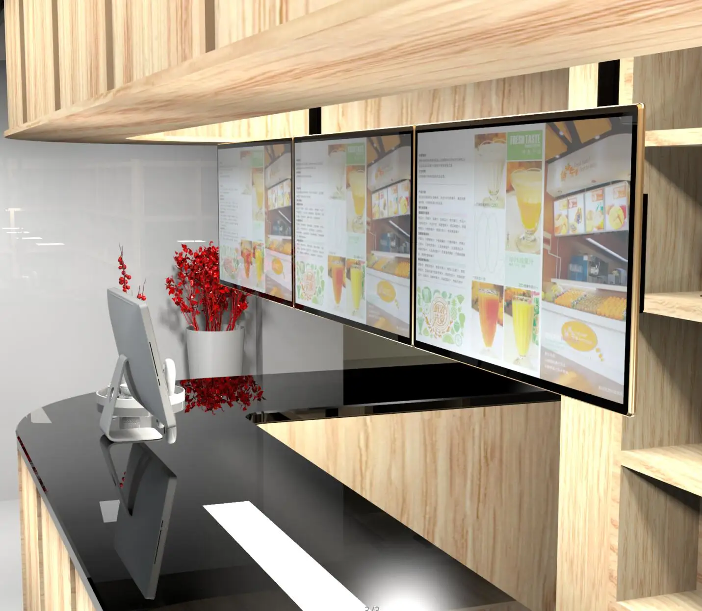 65inch Lcd 1080p Display Advertising,Lcd Digital Advertising Display ...