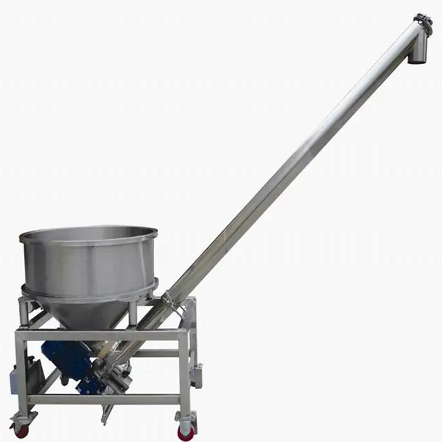 Stainless Steel Auger Screw Elevator/conveyor For Powder - Buy ...