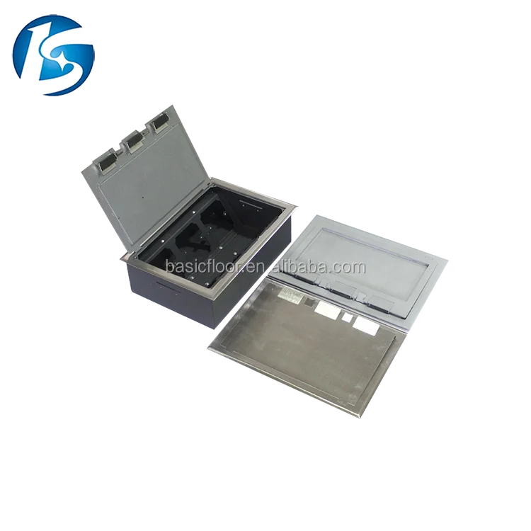 Factory Direct Sales Multimedia Socket Surface Mount Outlet Floor Box ...