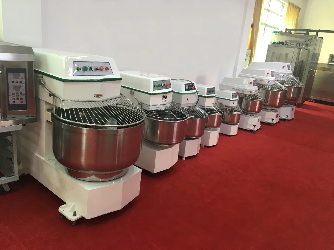 Industrial 240l Capacity 100kg Flour Large Double Speed Spiral Dough ...