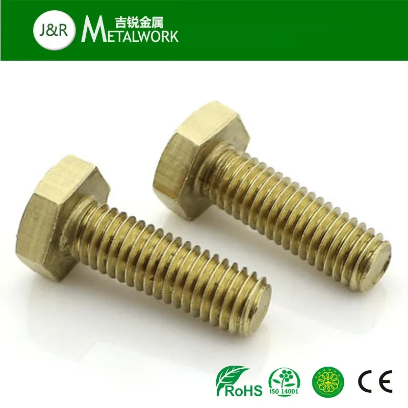 Factory Price M30 M10 Brass Hexagon Bolt And Nut Din933 Din934 - Buy ...