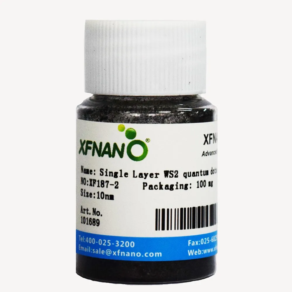 Single Layer Nano Tungsten Disulfide Quantum Dots Powder Monolayer Ws2 ...