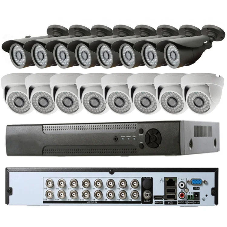 The Popular 8 Channel 2.0m Hd Standalone Cctv Dvr Kits Camera Security ...
