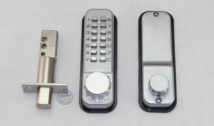 High Security Mechanical Code Push Button Keyless Door Lock - Buy ...
