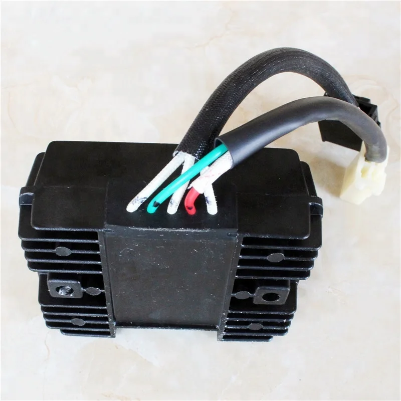 Universal 4 Wire Full Wave Black Regulator Rectifier For 50 125cc ...